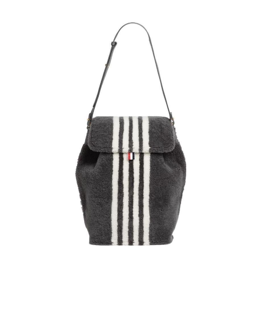 THOM BROWNE ottoman 4-bar saddle sleeve polo